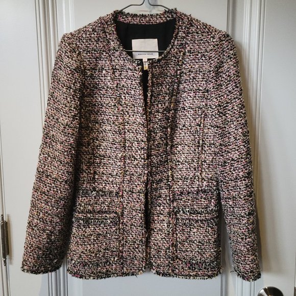 Rebecca Taylor | Jackets & Coats | Rebecca Taylor Wool Blend Tweed ...